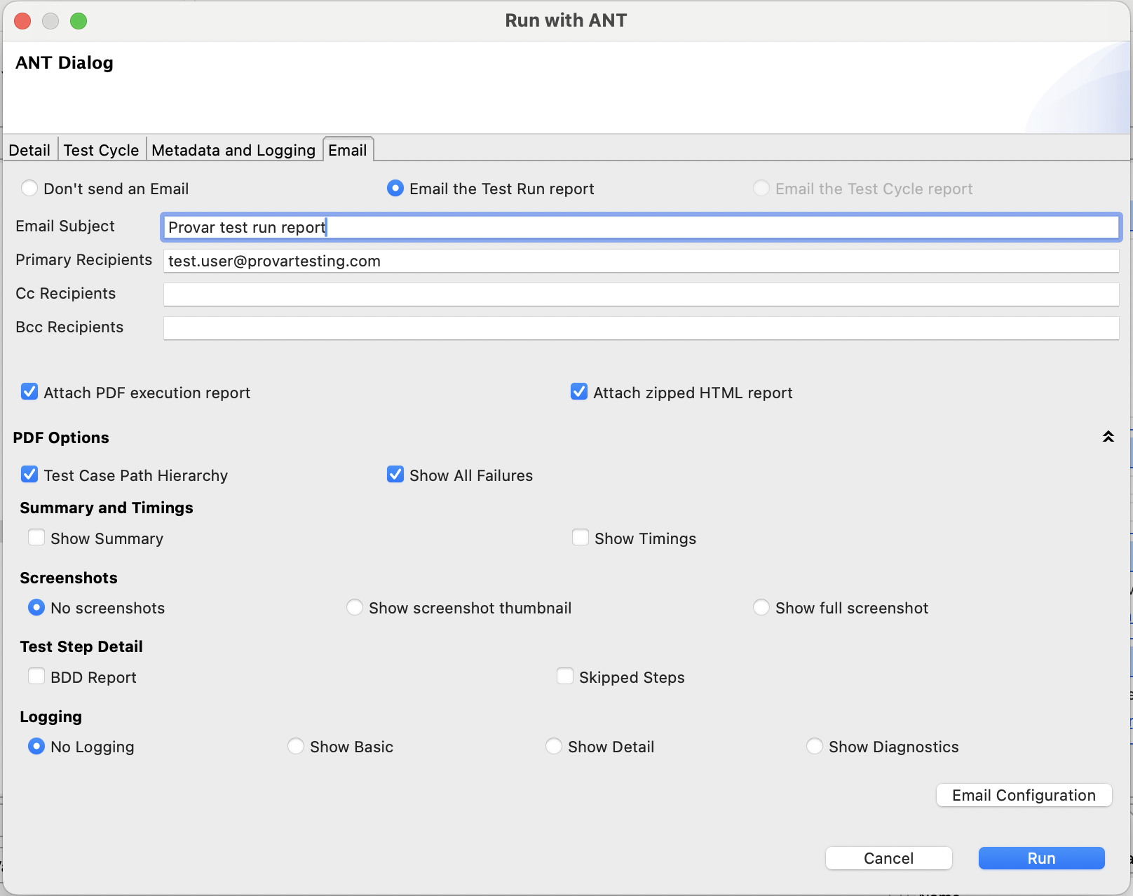 Apache Ant Generating Ant Build Xml File Provar